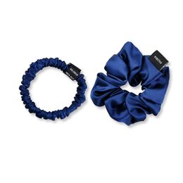 Diadem AILORIA "Set Scrunchies S und M aus Seide DOUX", Damen, blau, Modet&uuml;cher Diadem