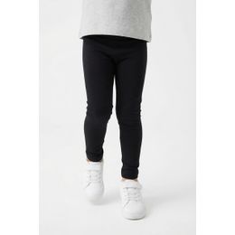 Leggings KIDS Only "KOGNILLE LEGGINGS SOLID JRS NOOS", M&auml;dchen, Gr. 110/116, N-Gr, schwarz, Jersey, Obermaterial: 95% Baumwolle, 5% Elasthan, unifarben, Basic, slim fit kn&ouml;chellang, Hosen Leggings