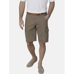 Bermudas Babista "Bermuda ZANMO", Herren, Gr. 52, N-Gr, grau (hellbraun), Obermaterial: 100% Baumwolle CO., regular fit, Hosen Bermudas