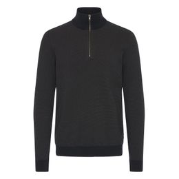 Troyer Blend "Troyer BHBAAL HALF ZIPP KNIT", Herren, Gr. XL, schwarz (schwarz beauty), Obermaterial: 70% Baumwolle CO. 30% Nylon NY., Pullover Troyer