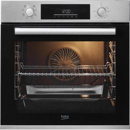 Beko Einbaubackofen "BBIM12300X", Energieeffizienz: A, silber (silberfarben), B:59,4cm H:59,5cm T:56,7cm, Back&ouml;fen, SteamShine &ndash; Die Dampfreinigung des Backofens, Einbaubackofen