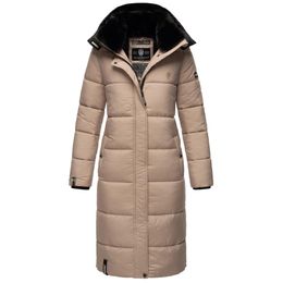 Winterjacke Marikoo "Marikoo Reliziaa Damen Winterjacke B936", Damen, Gr. XXL, braun (taupe), Obermaterial: 100% Polyester PES., Jacken Winterjacke