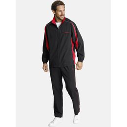 Trainingsanzug Jan Vanderstorm "Freizeitanzug EIRIK", Damen, Gr. 56, schwarz, Obermaterial: 100% Polyester COOLMAX PES(Coolmax)., Homewear-Sets Trainingsanzug