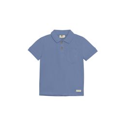 Poloshirt EN FANT "Poloshirt ENPolo SS", Jungen, Gr. 128, blau (infinity), Obermaterial: 95% Baumwolle CO. 5% Elasthan EL., Shirts Poloshirt