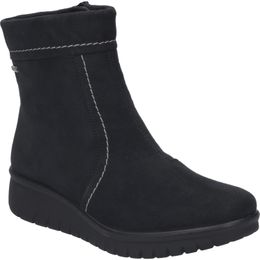 Stiefelette Josef Seibel "Calais 52, schwarz", Damen, Gr. 36, schwarz, Obermaterial: 100% Textilmaterial TEXMAT., Schuhe Stiefelette