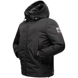 Outdoorjacke STONE HARBOUR "Winterjacke Moagaa", Herren, Gr. 3XL, schwarz, Obermaterial: 100% Polyester PES. Obermaterial: Futter: 100% Polyester PES. 100% Polyester PES., Jacken Outdoorjacke