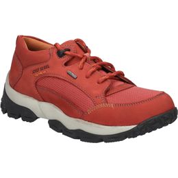 Schn&uuml;rschuh Josef Seibel "Philippa 53, rot-kombi", Damen, Gr. 36, rot (rot, kombi), Obermaterial: 80% Rindsleder Leather cow. 20% Textilmaterial TEXMAT., Schuhe Schn&uuml;rschuh