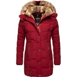 Wintermantel Marikoo "Wintermantel Lieblings Jacke", Damen, Gr. M, rot (blood rot), Obermaterial: 100% Polyester PES. Obermaterial: Futter: 100% Polyester PES. 100% Polyester PES., M&auml;ntel Wintermantel