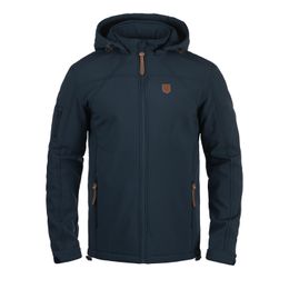 Softshelljacke INDICODE "Softshelljacke IDJonas", Herren, Gr. XL, blau (navy), Obermaterial: 100% Polyester PES., regular fit normal, Jacken Softshelljacke