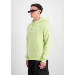 Hoodie Alpha Industries "Basic Hoodie SL", Herren, Gr. 3XL, gr&uuml;n (arctic lime), Obermaterial: 80% Baumwolle, 20% Polyester, regular fit, Sweatshirts Hoodie