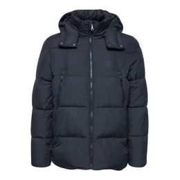 Steppjacke Casual Friday "Steppjacke CFWilson", Herren, Gr. M, blau (schwarz navy), Obermaterial: 100% Polyester PES., regular fit normal, Jacken Steppjacke