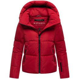 Steppjacke Navahoo "Steppjacke Frostherz XIV", Damen, Gr. XS, rot (deep rot), Obermaterial: 100% Polyester PES. Obermaterial: Futter: 100% Polyester PES. 100% Polyester PES., Jacken Steppjacke