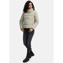 Winterjacke Marikoo "Marikoo Jalliaa Damen Winterjacke N022", Damen, Gr. 3XL, grau (pebble grau), Obermaterial: 100% Polyester PES., Jacken Winterjacke