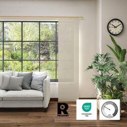 Neutex for you! Schiebegardine NEUTEX FOR YOU "Alora Eco" Gr. 1, beige (leinen), B:60cm H:245cm, Baumwolle, Polyester, Gardinen