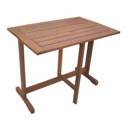 Gartentisch Merxx "Holz", braun, B:60cm H:72cm T:90cm, Tische, Gartentisch, 60x90 cm