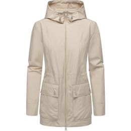 Funktionsjacke Ragwear "Funktionsjacke Monadetta A", Damen, Gr. L, beige (ecru), Obermaterial: 100% Polyester PES. Obermaterial: Futter: 100% Polyester PES., Jacken Funktionsjacke