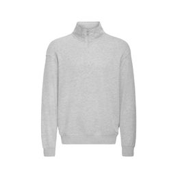 Troyer Blend "Longsweatshirt BHMBriso", Herren, Gr. 3XL, grau (stone mix), Obermaterial: 60% Baumwolle CO. 40% Polyester PES., Pullover Troyer