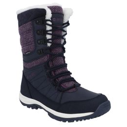 Wanderschuh Hi-Tec "Hi-Tec Stiefel Riva Waterproof Womens", Damen, Gr. 42, Normalschaft, navy, lila, beige, Synthetisch bovenmateriaal, Imitatiebont, Schuhe Wanderschuh