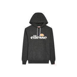 Sweatshirt Ellesse "Sweatshirt SL Gottero OH Hoody", Herren, Gr. S, grau (dunkelgrau), Obermaterial: 80% Baumwolle CO. 20% Polyester PES., Sweatshirts Sweatshirt