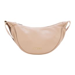 JOOP! Schultertasche JOOP JEANS "cuore ivy shoulderbag shz", Damen, Gr. B/H/T: 24cm x 16cm x 10cm, taupe, Lederimitat, Taschen Schultertasche, Damen Umh&auml;ngetasche mit Logo-Emblem