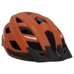 Fahrradhelm Fischer FAHRRAD "Urban Plus Miami" Gr. S, orange (kupferfarben), Helme, S/M Kopfumfang: 55cm - 59cm