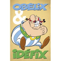Leinwandbild LUCKYLINDE "Obelix und Idefix II", bunt (farbe bild(er): bunt), B:60cm H:90cm T:3cm, Holz, Leinwand, Bilder, Leinwandbild, Canvasbild Wanddeko Bild zum Film "Kampf der H&auml;uptlinge"