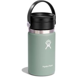 Trinkflasche Hydro Flask "Wide Flex Sip Lid", gr&uuml;n (agave), H:16,25cm, Edelstahl, Trinkflaschen, Trinkflasche, doppelwandige Vakuumisolierung h&auml;lt die Temperatur stundenlang
