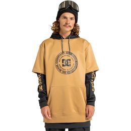 Fleecepullover DC Shoes "Dryden", Damen, Gr. XXS, mustard gold, Obermaterial: 100% Microfaser;, Sweatshirts Fleecepullover