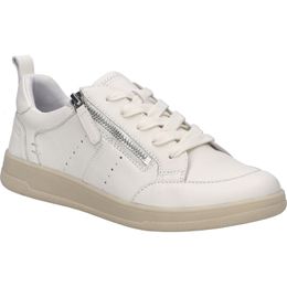 Sneaker Josef Seibel "Jade 05, weiss", Damen, Gr. 38, wei&szlig;, Obermaterial: 100% Rindsleder Leather cow., Schuhe Sneaker