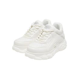 Trainingsschuh Buffalo "Buffalo CLD ECHO", Damen, Gr. 40, wei&szlig;, Polyurethan, unifarben, Schuhe