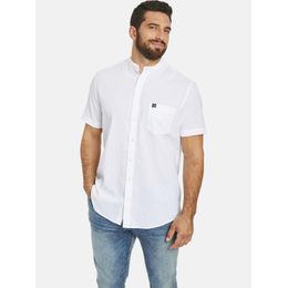 Kurzarmhemd Jan Vanderstorm "Kurzarmhemd ALBART", Herren, Gr. XL, weit, wei&szlig;, Obermaterial: 100% Baumwolle CO., Hemden