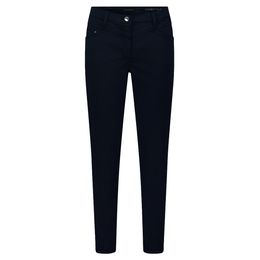 Relaxhose Betty Barclay "Casual-Hose Slim Fit", Damen, Gr. 48, EURO, blau (dunkelblau), Obermaterial: 64% Baumwolle CO. 33% Polyester PES. 3% Elasthan EL., Hosen Relaxhose