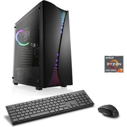 CSL PC "Levitas V28335", schwarz, Microsoft Windows 11 Home (64 Bit), 32 GB RAM 1.000 GB SSD, Desktop-PCs, PC