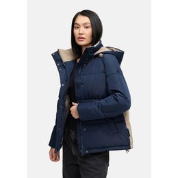 Winterjacke Marikoo "Marikoo Omariaa Damen Winter Stepp Jacke N087", Damen, Gr. XL, blau (navy), Obermaterial: 100% Polyester PES., Jacken Winterjacke