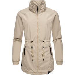 Outdoorjacke Ragwear "&Uuml;bergangsjacke Tacy", Damen, Gr. XXL, beige (sand), Obermaterial: 100% Polyester PES. Obermaterial: Futter: 100% Polyester PES., Jacken Outdoorjacke