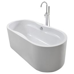 Badewanne Sanotechnik "Liverpool", wei&szlig;, B:175cm H:60cm T:80cm, Acryl, Badewannen, doppelwandig