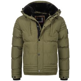Winterjacke Alessandro Salvarini "A. Salvarini Herren Winterjacke AS281", Herren, Gr. XL, gr&uuml;n (olive), Obermaterial: 100% Polyester PES., Jacken Winterjacke