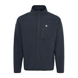 !Solid Softshelljacke SOLID "Softshelljacke SDSolane", Herren, Gr. S, blau (insignia blau), Obermaterial: 92% Polyester PES. 8% Elasthan EL., Jacken Softshelljacke