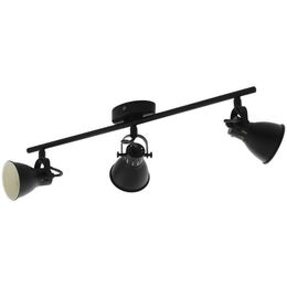 Eglo Deckenspot "SERAS 2", schwarz, 3, Leuchten, K&uuml;chenlampe, Deckenstrahler, Industrial, modern, Deckenspot