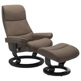 Relaxsessel stressless "View", braun (mole batick), B:91cm H:109cm T:83cm, Leder BATICK: BATICK ist ein leicht korrigiertes, durchgef&auml;rbtes und genarbtes M&ouml;belleder, bei dem die meisten Unebenheiten und Spuren in der Regel entfernt wurden.;Leder PALOMA: PALOMA ist ein durchgef&auml;rbtes Semianilin-M&ouml;belleder mit nat&uuml;rlicher Narbung.;ROHLEDER Stoff Q2 FARON: Ein fester zuverl&auml;ssiger Boucl&eacute; mit einem st
