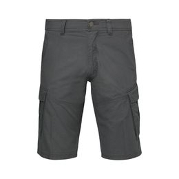Chinoshorts s.Oliver, Damen, Gr. 33, N-Gr, grau, Web, Obermaterial: 97% Baumwolle, 3% Elasthan, unifarben, regular fit knielang, Hosen Chinoshorts, mit Taschen