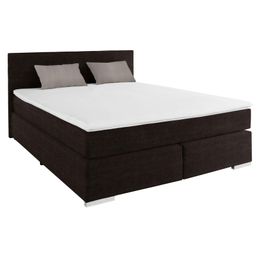 Boxspringbett COTTA "Simba", braun, L:209cm, Komplettbetten, Boxspringbett, wahlweise mit oder ohne Matratze und Topper bestellbar