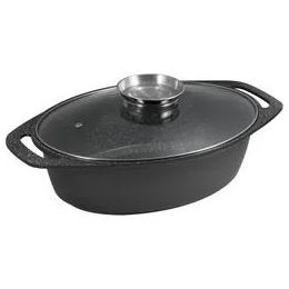 CS SOLINGEN Br&auml;ter CS KOCH-SYSTEME "Marburg", schwarz, B:24cm L:32cm, T&ouml;pfe, Induktion
