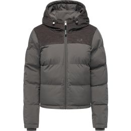 Steppjacke Ragwear "Steppjacke Amazze", Damen, Gr. M, grau (stone grau25), Obermaterial: 100% Polyester PES. 100% Baumwolle CO. Obermaterial: Futter: 100% Polyester PES. 100% Polyester PES., Jacken Steppjacke