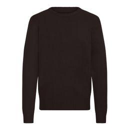 Strickfleece-Pullover Casual Friday "Strickpullover CFHEINE", Herren, Gr. S, schwarz (schwarz beauty), Obermaterial: 65% Polyacryl PAN. 27% Nylon NY. 5% Wolle mw. 3% Polyester PES., Pullover Strickfleece-Pullover