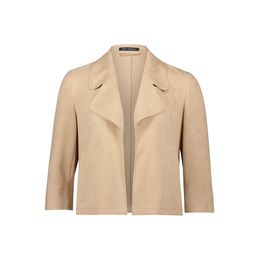 Jackenblazer Betty Barclay "Blazer-Jacke mit Rei&szlig;verschluss", Damen, Gr. 48, beige, Obermaterial: 92% Polyester PES. 8% Elasthan EL., Blazer Jackenblazer