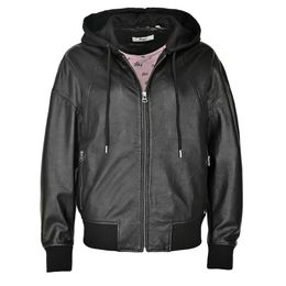 Lederjacke Maze "Lederblouson 42021287", Damen, Gr. S, schwarz, Obermaterial: 100% Lammleder LEL. Futter: 100% Baumwolle CO., Jacken Lederjacke