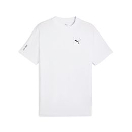 T-Shirt Puma "TECH TEE", Herren, Gr. XL, wei&szlig; (Puma wei&szlig;), Jersey, Obermaterial: 100% Baumwolle, unifarben, regular fit normal, Rundhals, Shirts T-Shirt, mit Raglan&auml;rmeln, extra langer &Auml;rmelschnitt, f&uuml;r Sport und Outdoor