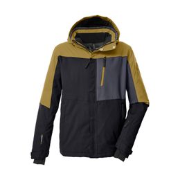 Skijacke Killtec "KSW 52 MN SKI JCKT", Herren, Gr. 4XL, schwarz, Obermaterial: 100% Polyester;Futter: 100% Polyester;F&uuml;llung: 100% Polyester, Jacken Skijacke, Wasserdichte, atmungsaktive Herrenjacke mit Schneefang und Taschen