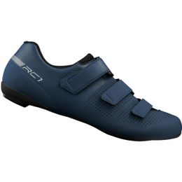 Fahrradschuh Shimano "Rennrad - Fahrradschuhe RC102, navy", Herren, Gr. 39, blau, Obermaterial: 100% Kunstleder synt.leather., Schuhe Fahrradschuh